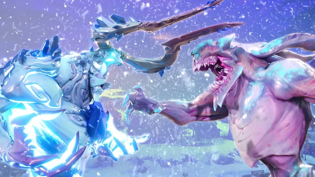 *NEW* FROZEN "MONSTER VS. SNOW KING" STORM EVENT! ALL CHAPTER 2 MAP ...