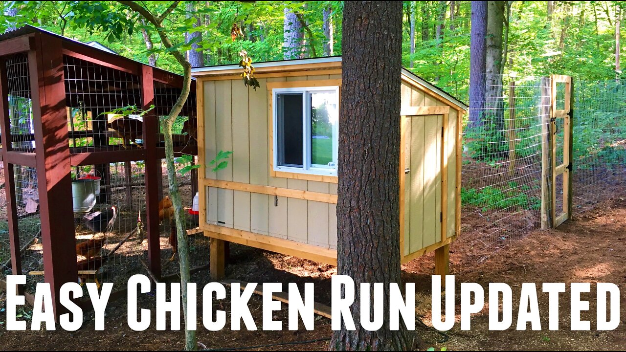 How to Build a Chicken Run Easy | DIY Chicken Run Ideas | Building a ...