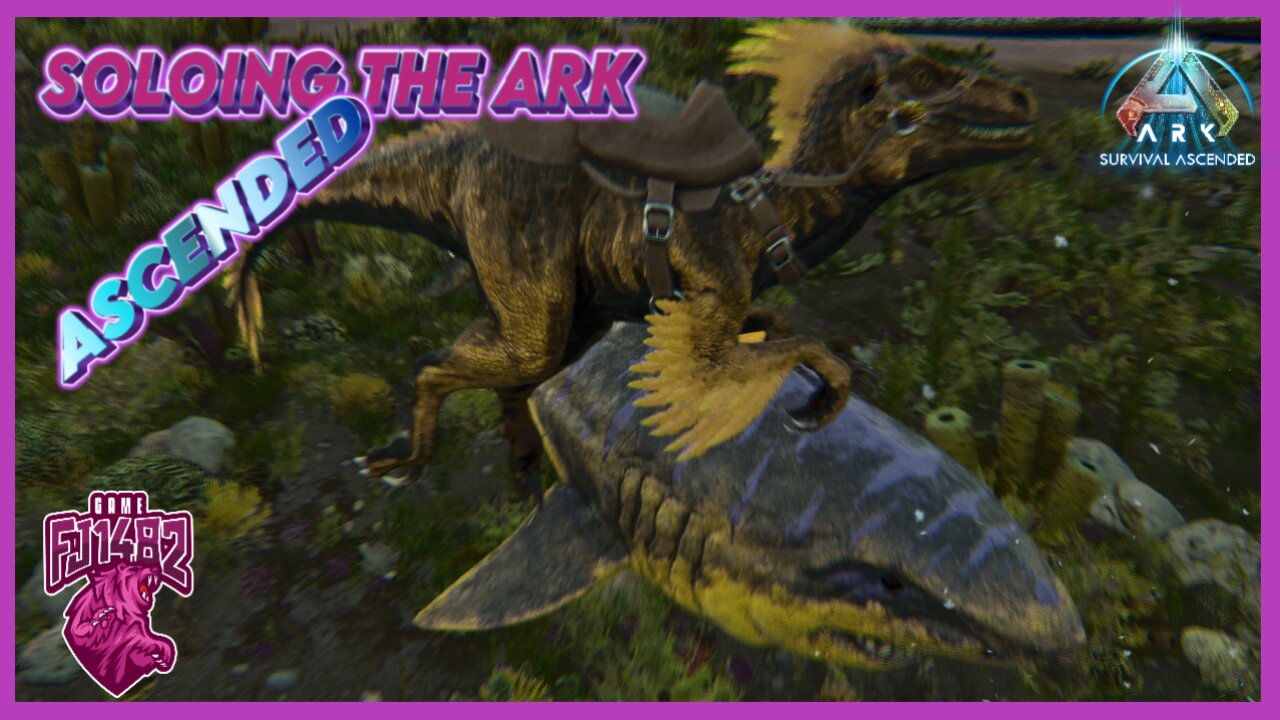 Taming A Megalodon With A Raptor Soloing Ark Ascended Ep 103