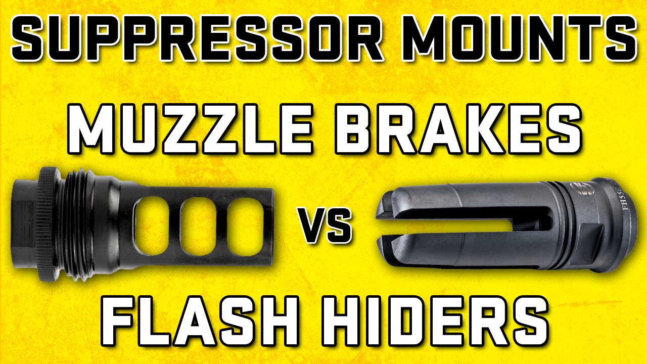 Suppressors 101: Muzzle Brakes vs Flash Hider Mounting Solutions