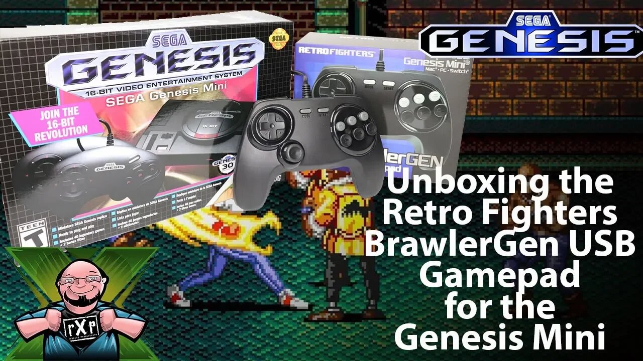 Unboxing the Retro Fighters Brawler Gen USB Controller for the Genesis ...