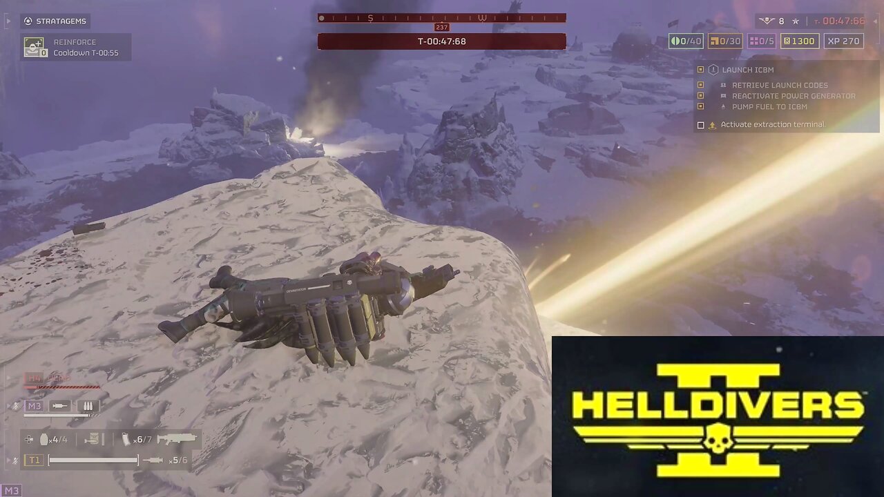 Helldivers 2- Impossible Mission- Automatons- Blood on the Snow. Epic ...