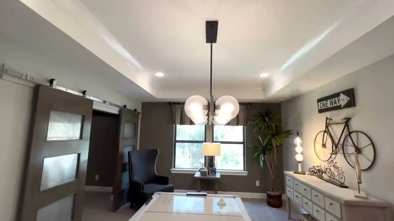 Bedroom Home with Mirrored Backsplash : New Home Tour 2022 : Model Home ...