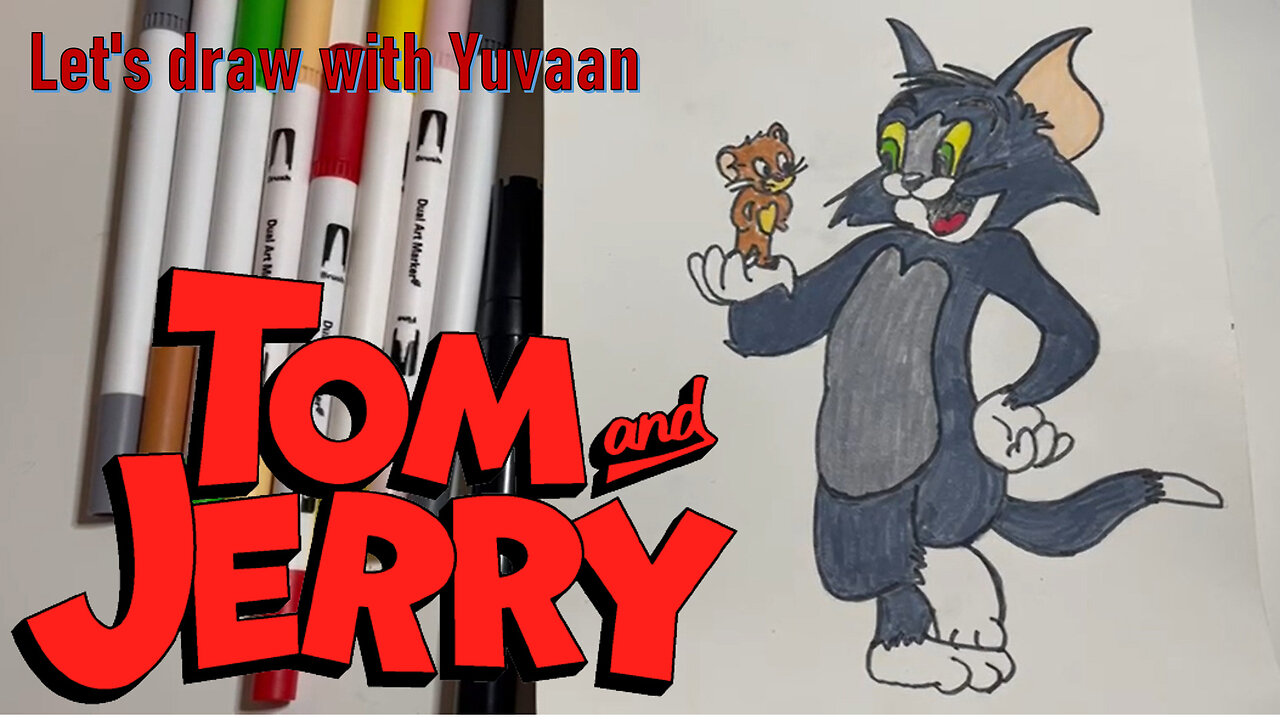 How to draw Tom and Jerry Step by Step | Tom & Jerry Cartoon | Easy ...