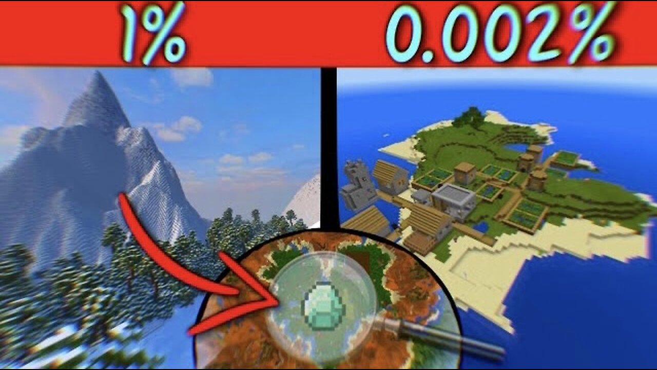 Rarest Minecraft Seeds - 2023