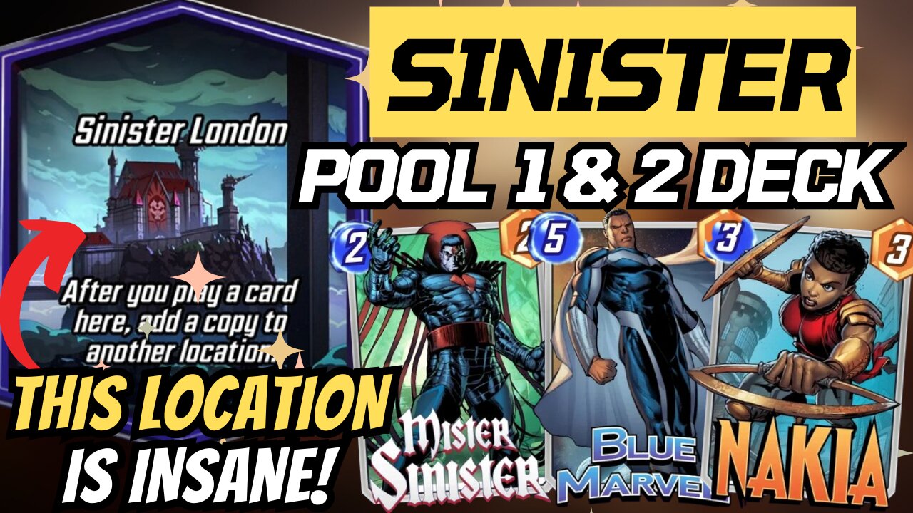 THIS SINISTER DECK IS INSANE | Marvel Snap Sinister Power Up Pool 1 & 2 ...