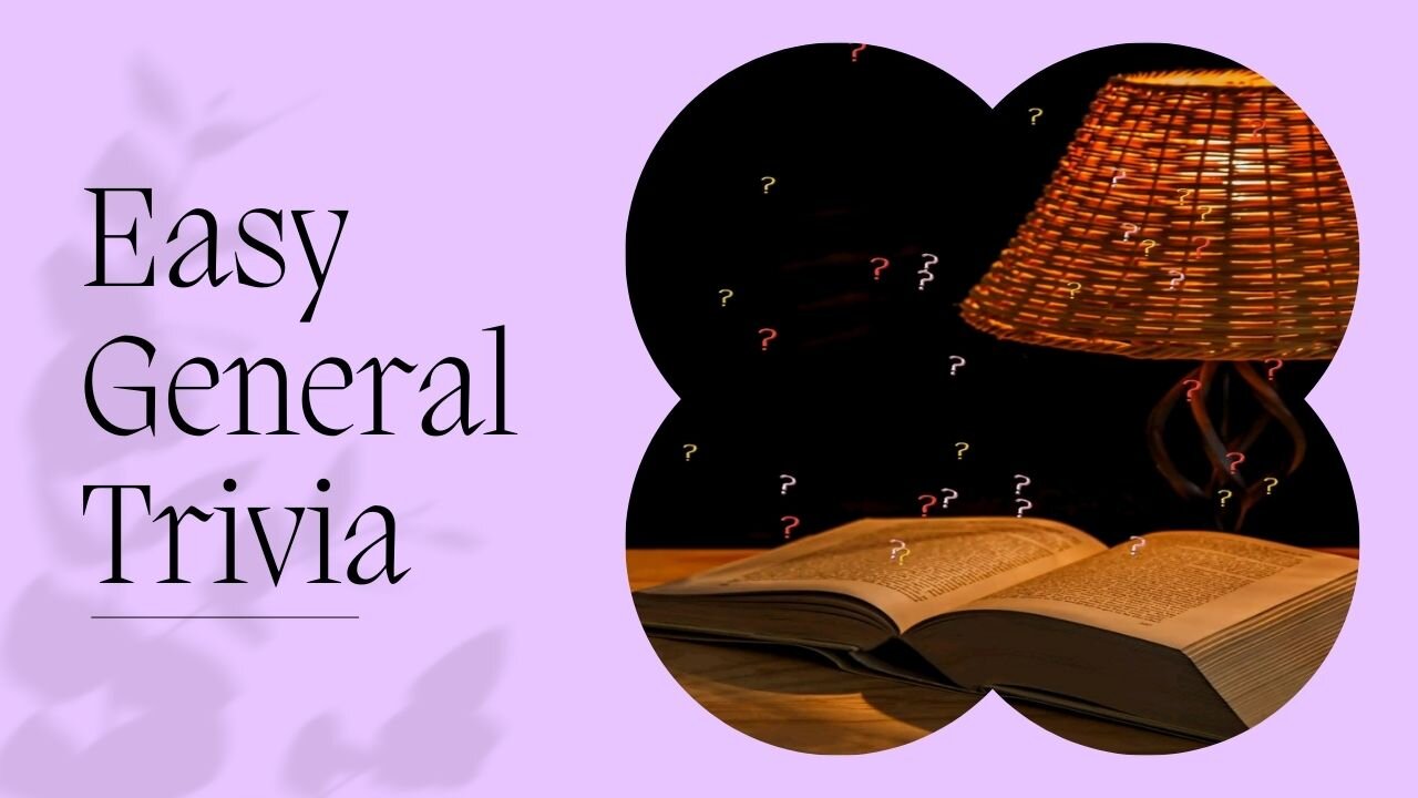 Easy Trivia Challenge: Can You Score 100% Can You Answer These 20 ...