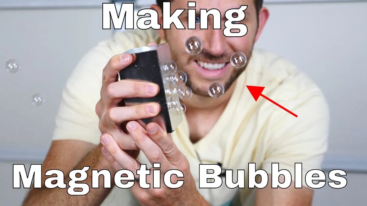 How to Make Magnetic Bubbles With Paramagnetic Oxygen and a Giant ...