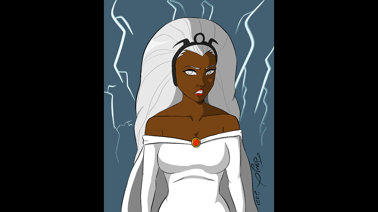 Storm Fan Art Timelapse