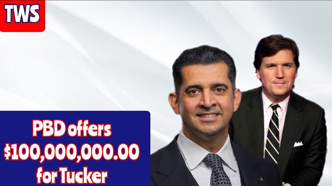 Patrick Bet-David Offers Tucker Carlson 100 Million Dollars Contract To ...