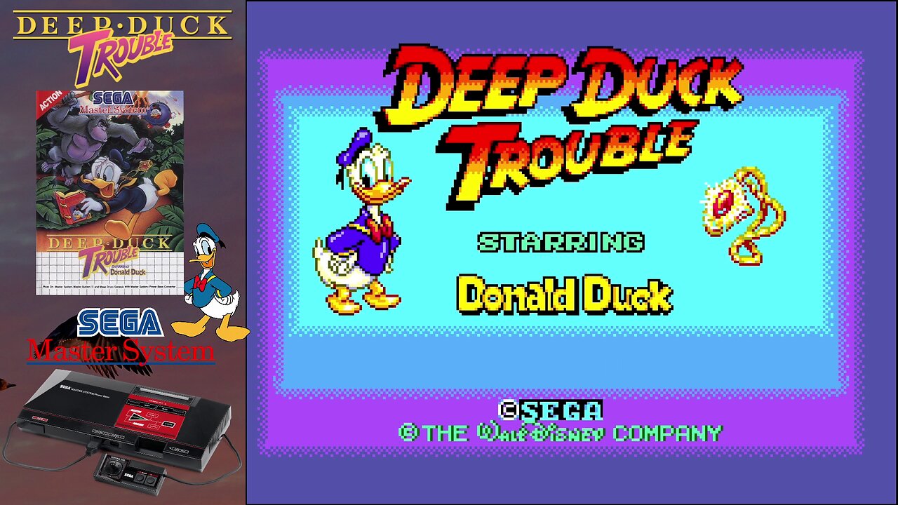Deep Duck Trouble Starring Donald Duck (Sega Master System) - [Round 1 ...