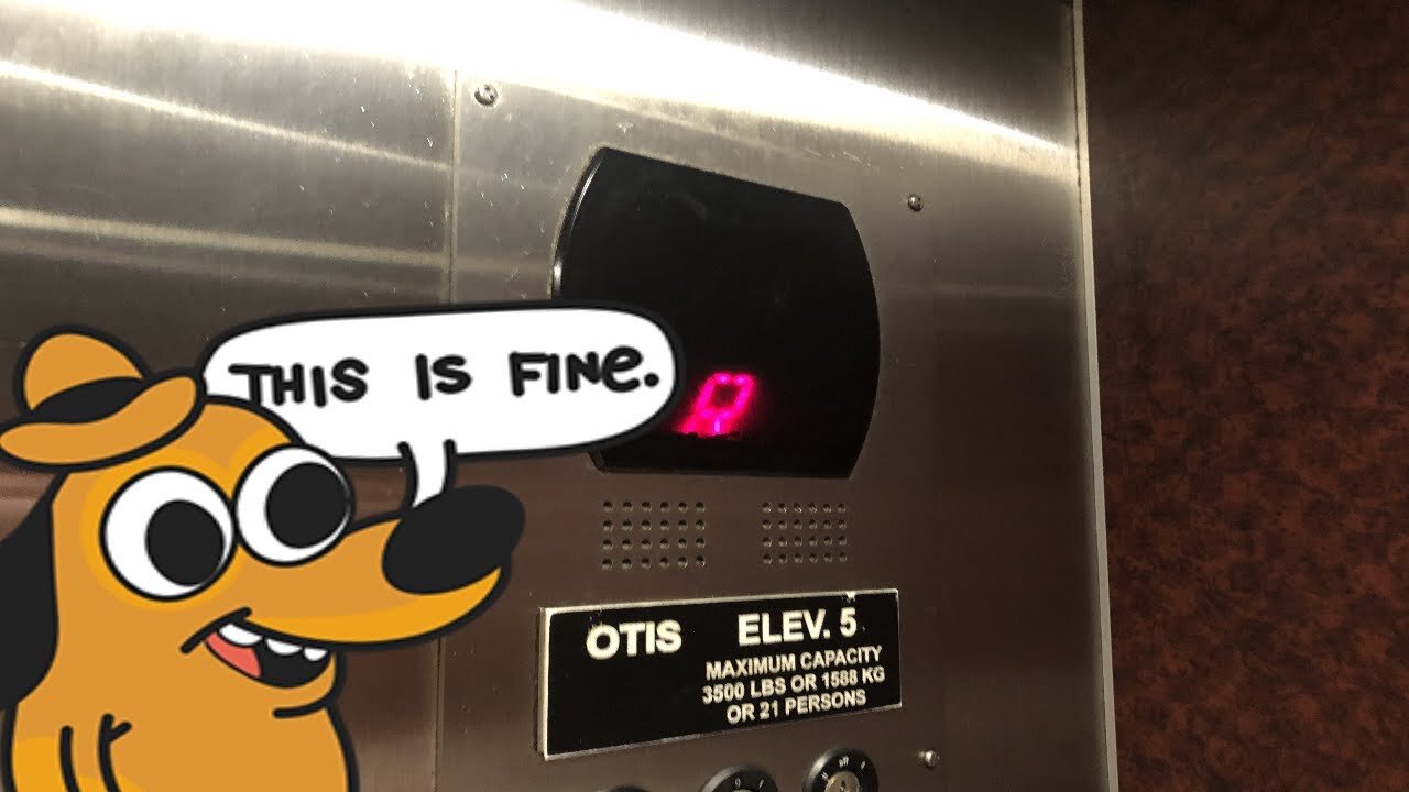 2008 Otis Gen2 Traction Elevators at Wyndham Towers on the Grove Garage ...