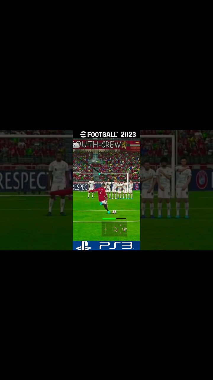 Cristiano Ronaldo Free Kick Goal & Celebration - eFootball 2023 PS3