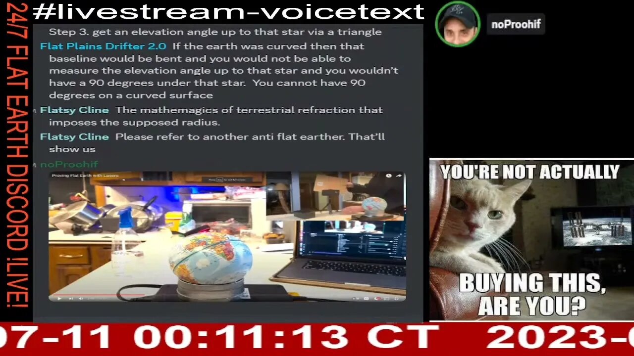 24/7 Flat Earth Discord Channel - Roohif Part 14