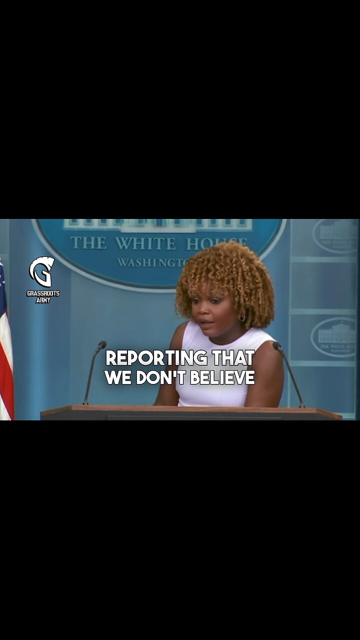 KJP Says She Has no Regrets Labeling Clips Showing Biden’s Cognitive ...