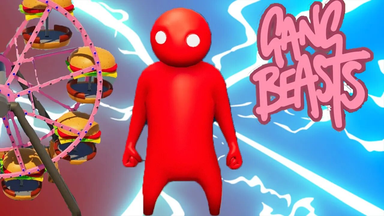 Gang Beast - Hilarious Shark Attack! (Gang Beast Funny Moments)