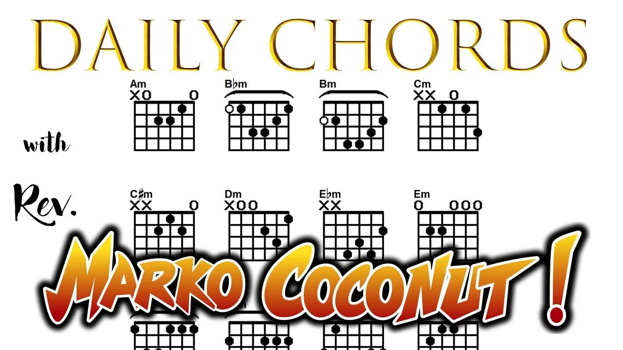 How To Play Every MINOR TRIAD open position ~ Daily Chords for guitar ...