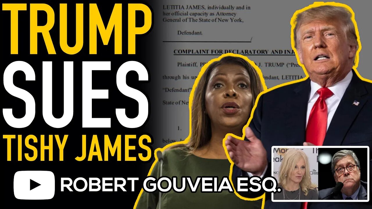 Trump SUES Tishy James for Major TDS and BALL BARR Admits NO ...