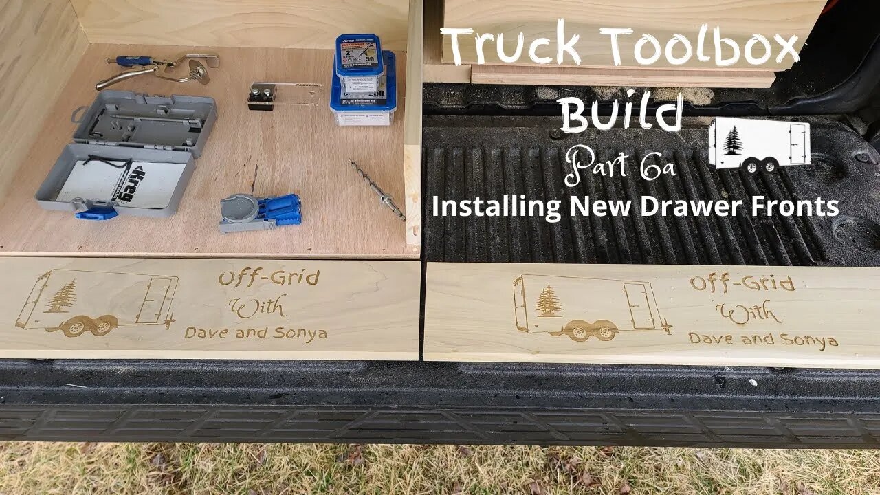 How to Build a Truck Toolbox with Storage Drawers! (Part 6A ...