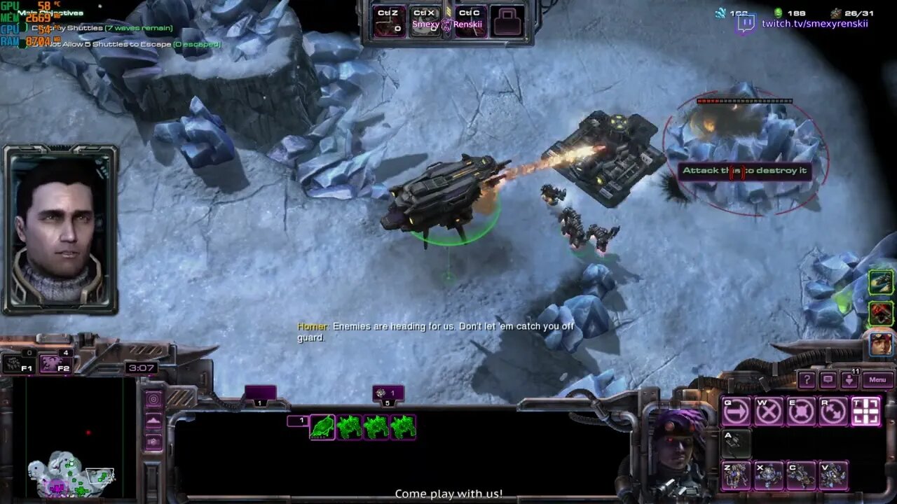 Starcraft 2 Co-op Mutations FAIL #11 - ? Difficulty - Han and Horner ...