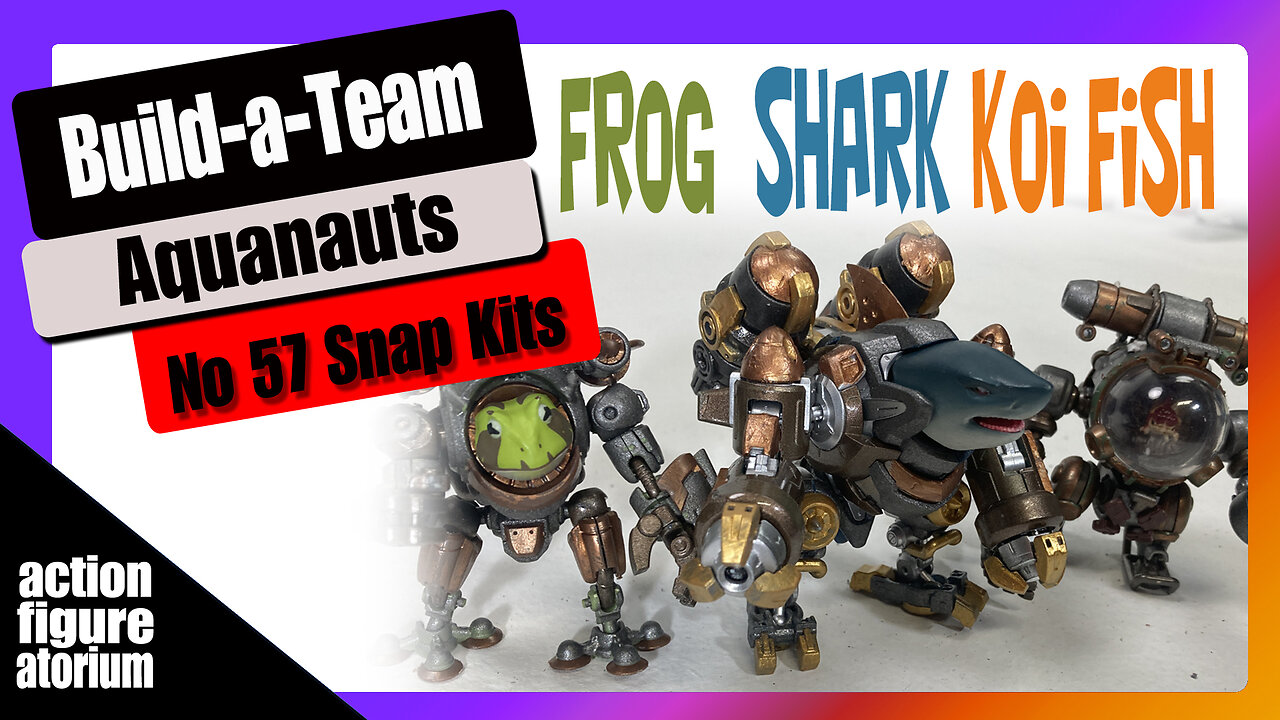 Build-a-Team | Meet the Aquanauts | No 57 Model Kits | Grave Frog Deep ...