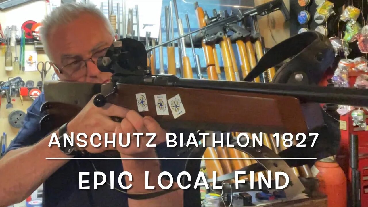 Anschutz Biathlon model 1827 bolt action 22lr target rifle. Epic local ...
