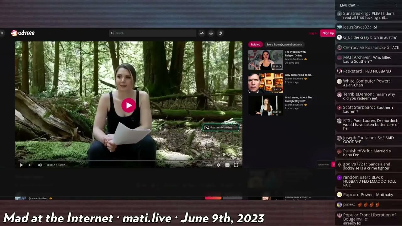 Lauren Southern, pumped and dumped by a fed - Mad at the Internet