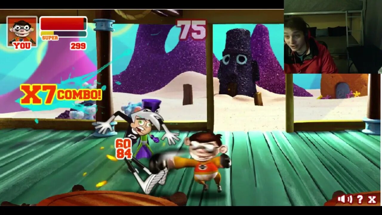 Danny Phantom VS Chum Chum The Sidekick In A Nickelodeon Super Brawl 2 ...