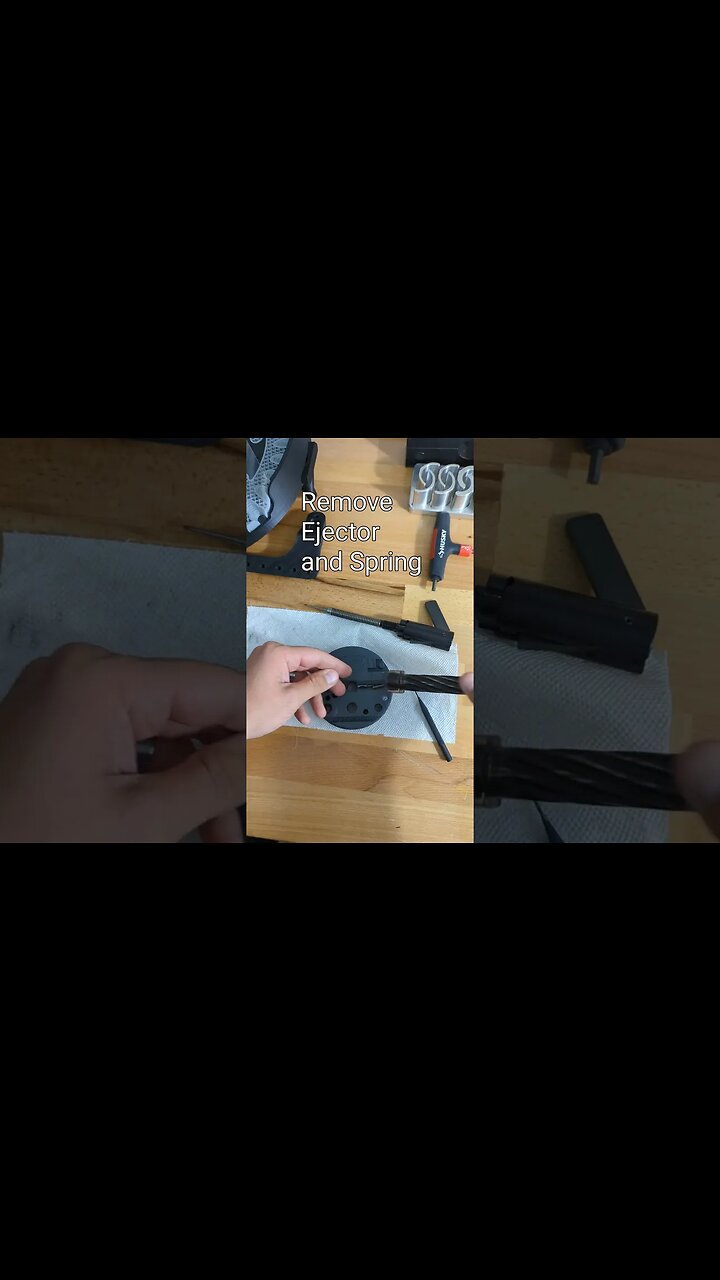 Bolt Disassembly to Remove Ejector and Firing Pin