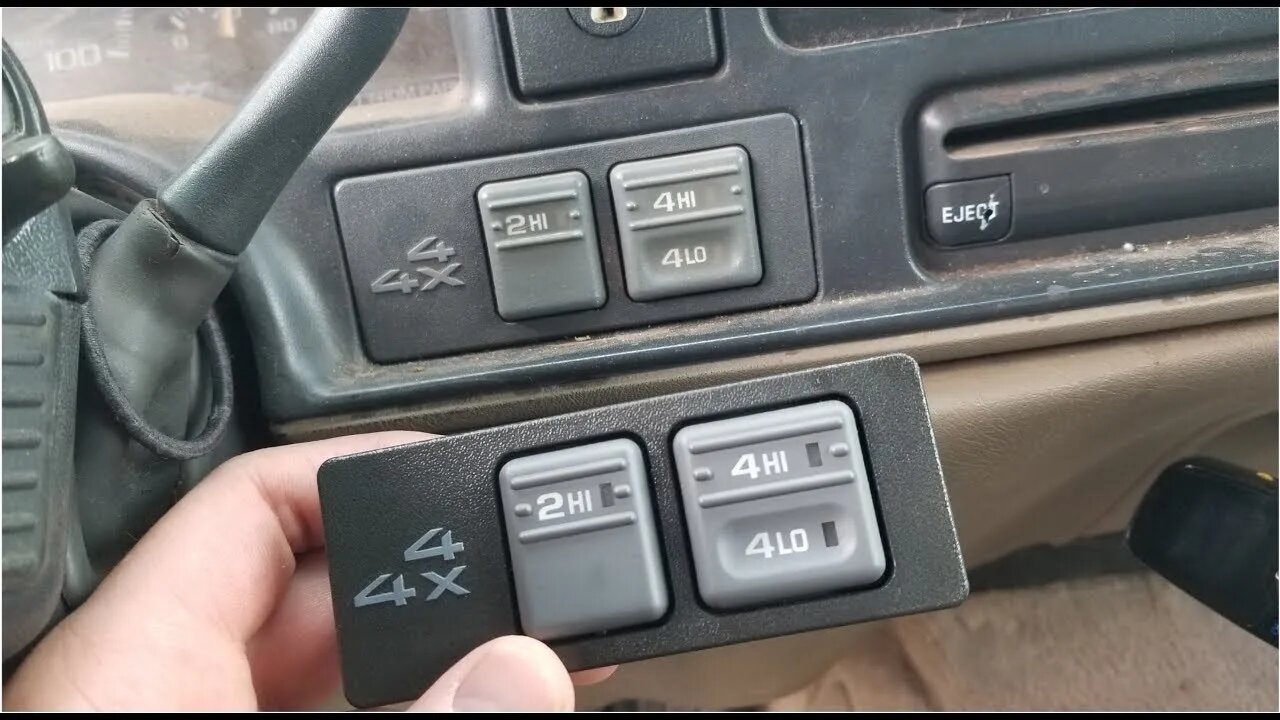 How to replace a 4x4 switch Silverado 1500 | 1996 1997 1998 1999