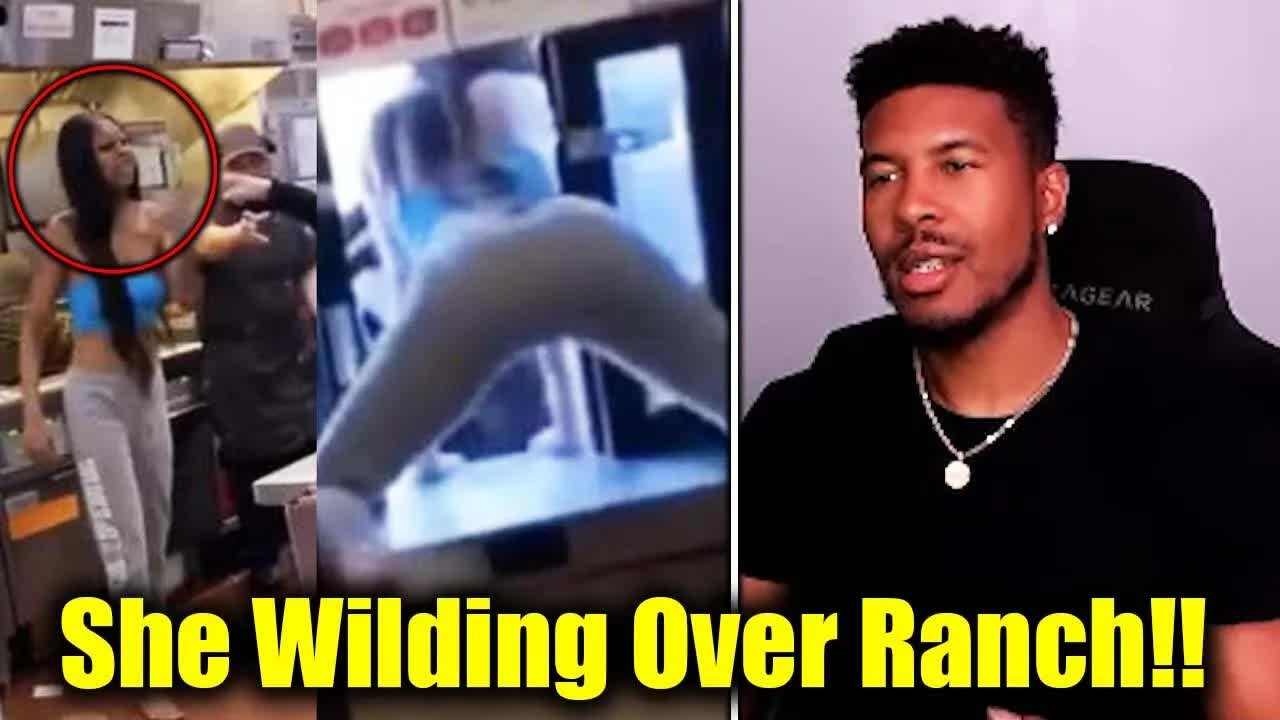 Crazy Woman Jumps Through Drive Thru For Her Ranch Sauce [low Tier God