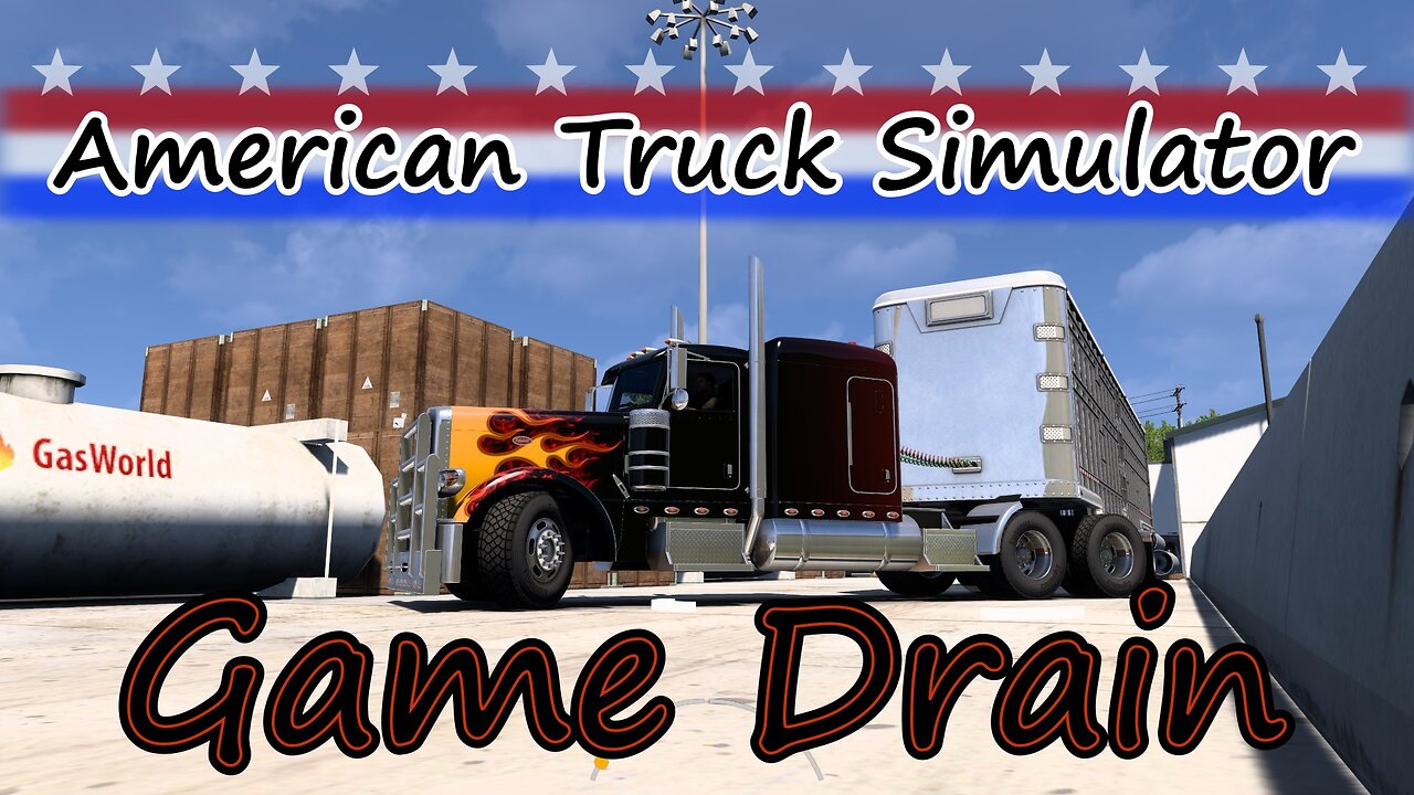 American Truck Simulator - Driving tractor-trailer bigrig - backing ...