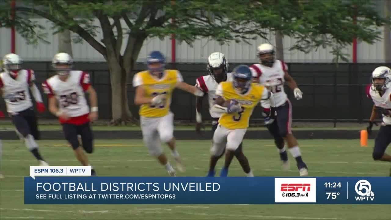 FHSAA unveils football districts