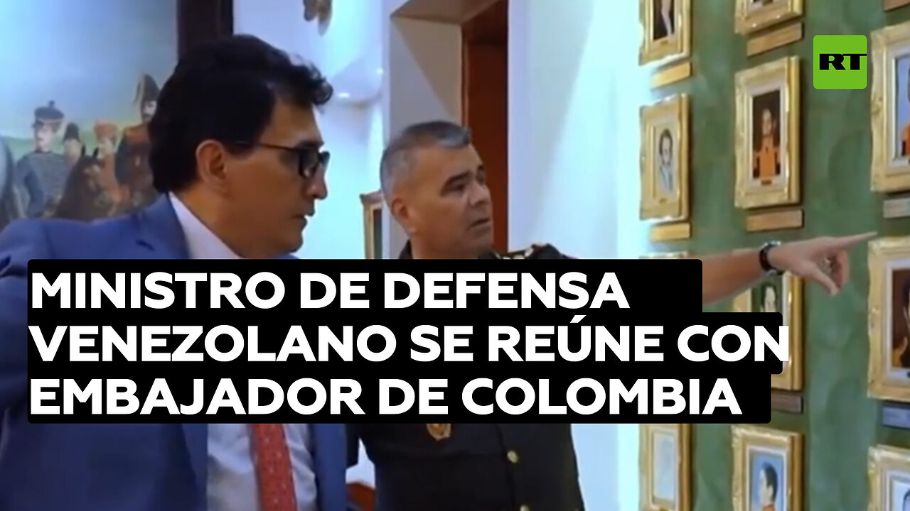 Ministro De Defensa Venezolano Se Reúne Con Embajador De Colombia Para