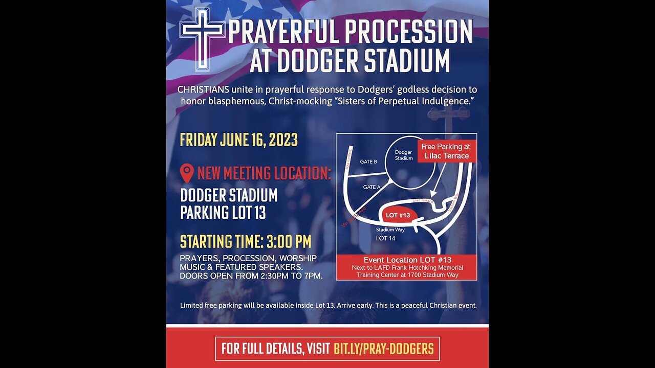Live Catholic Protest and Prayer Procession From Dodger Stadium For ...