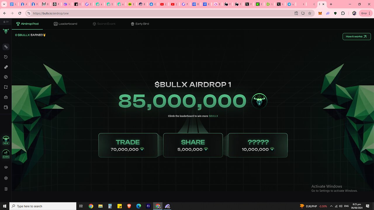 How To Get The Huge $200M $BULLX Airdrop - Tutorial