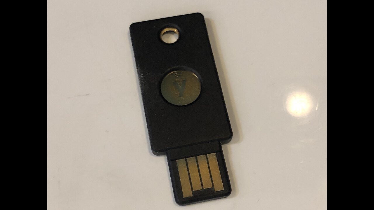 Look @ Security Key NFC Yubico Black FIDO U2F FIDO 2 Two Factor ...