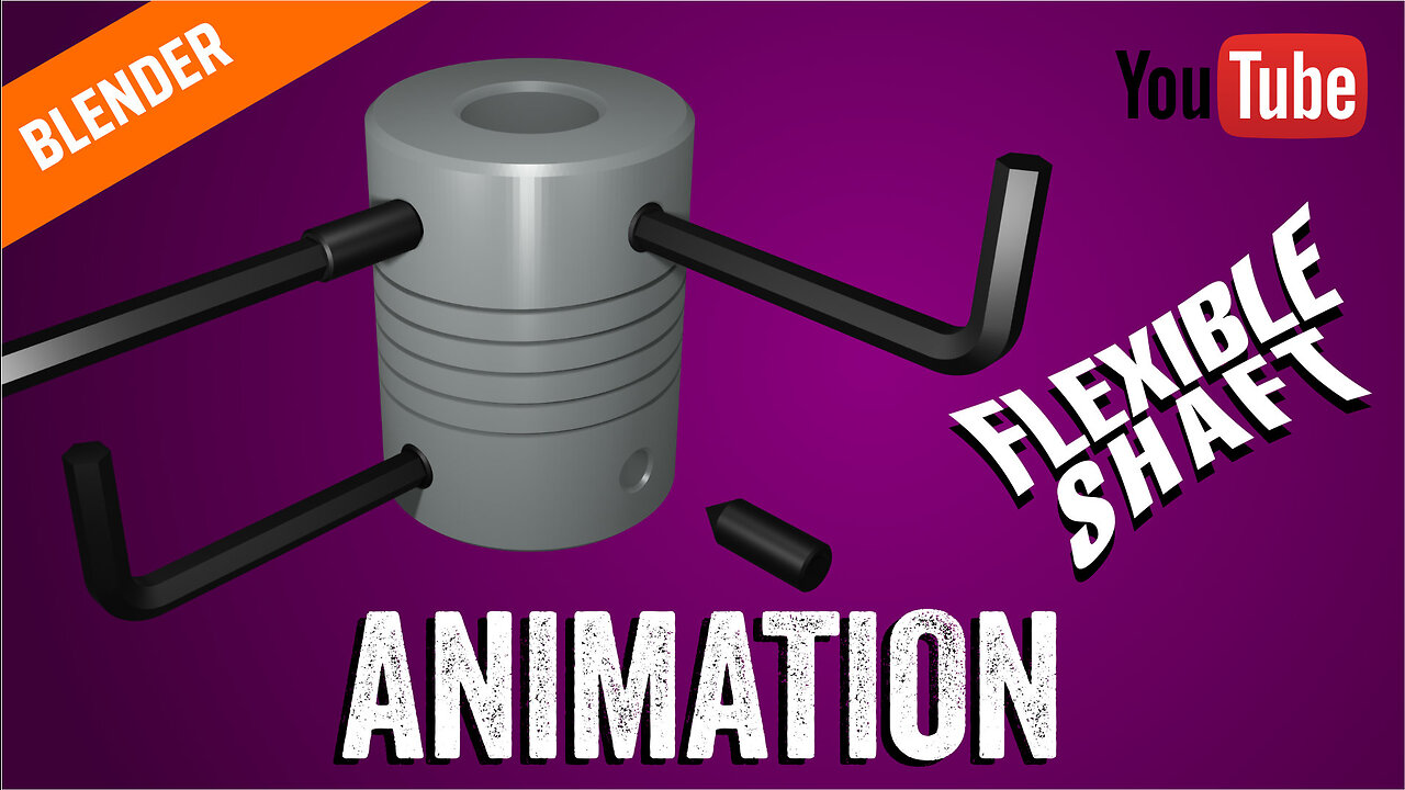 #3 Blender Friday | Flexible Shaft Coupling animation | Blender Friday ...