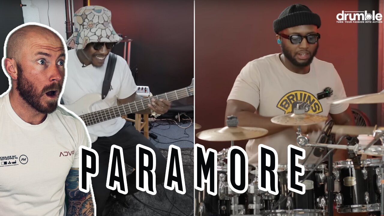 Drummer Reacts To - Gospel Drummer & Bassist Play PARAMORE For The ...