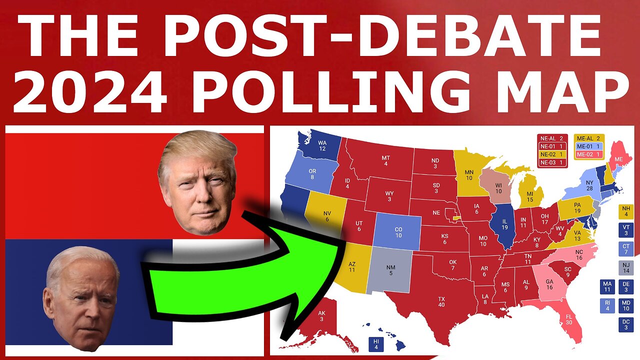 The 2024 Election Map According to NEW POLLING!