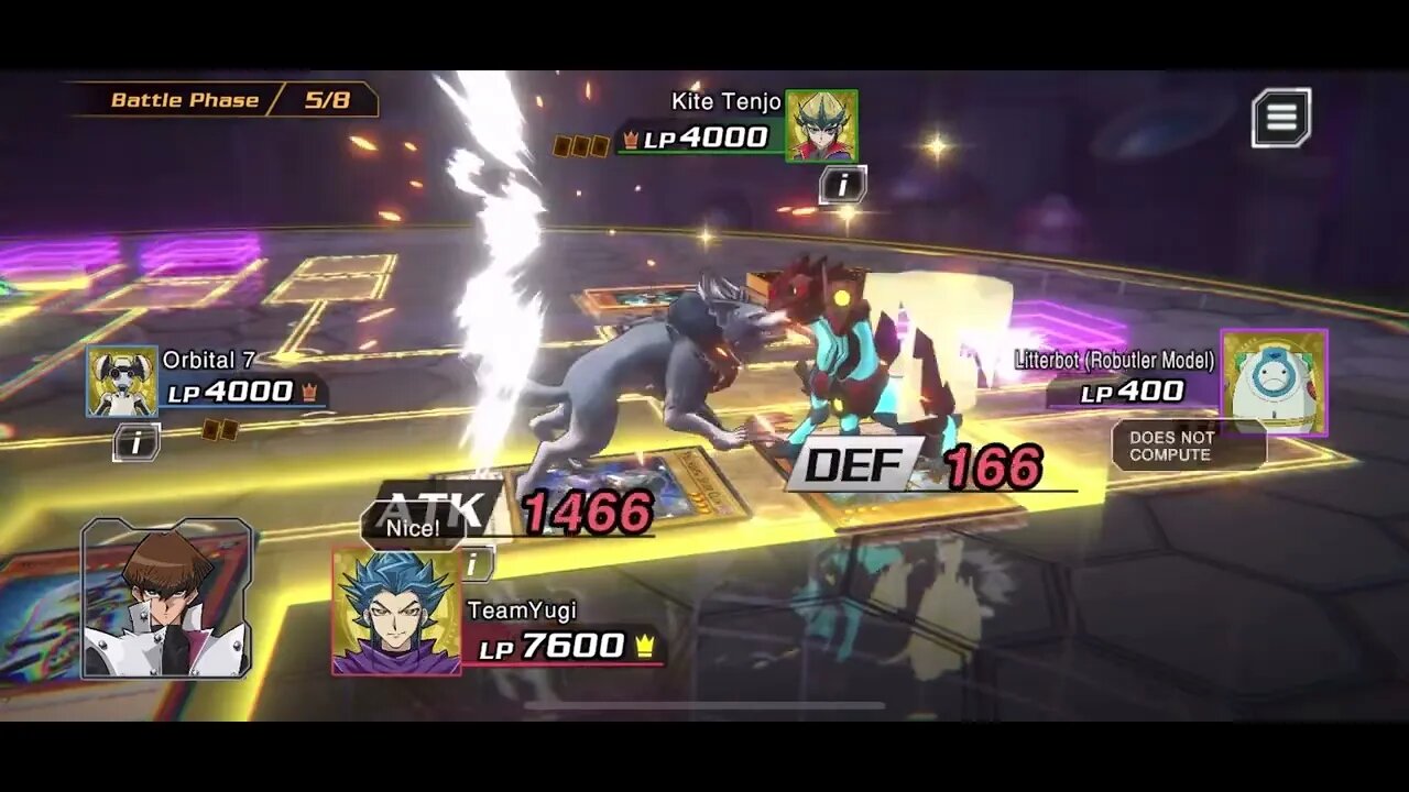 Yu-Gi-Oh! Cross Duel - 4 Player Match vs. Kite Tenjo, Orbital 7 ...