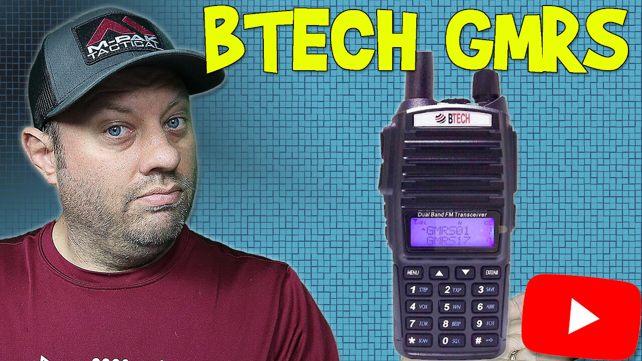 BTECH GMRS-V1 Review, Power Output Test | GMRS Repeater Capable ...