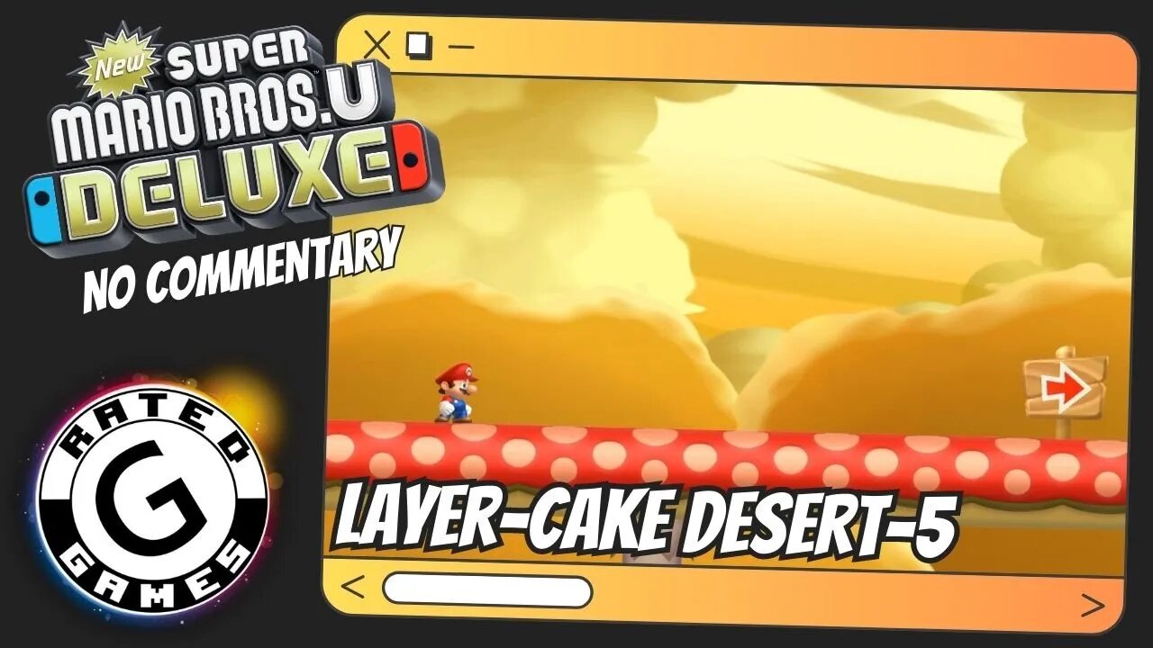 Layer-Cake Desert-5 - Dry Desert Mushrooms ALL Star Coins - Super Mario ...