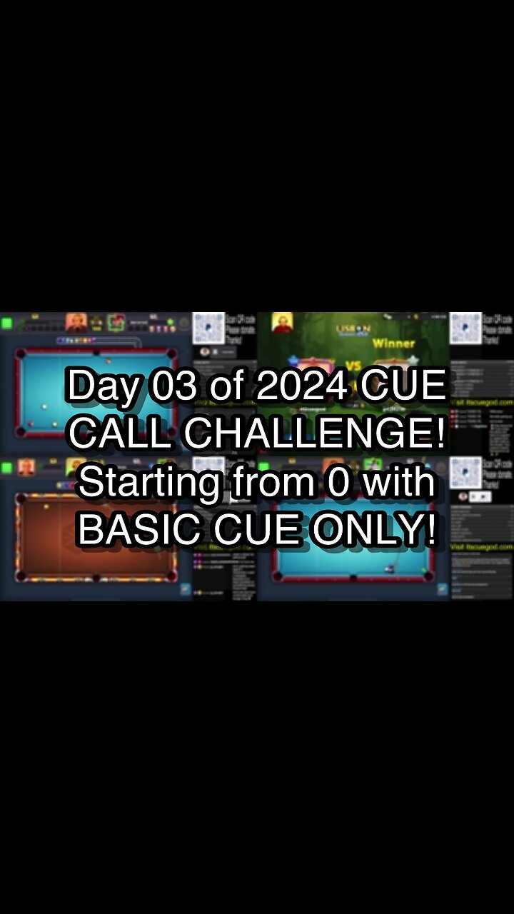 Day 03 of 2024 CUE CALL CHALLENGE! Starting from 0 with BASIC CUE ONLY!