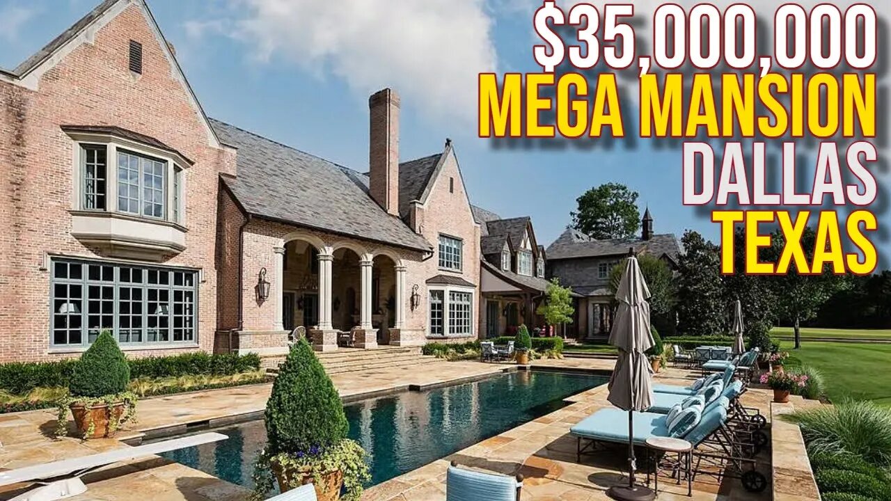Amazing $35,000,000 Dallas MEGA Mansion