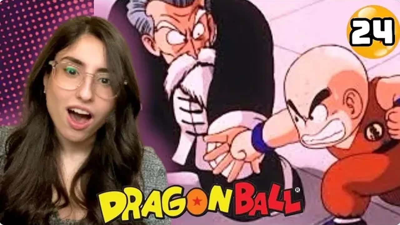 KRILLIN Vs. JACKIE CHUN | DRAGON BALL Episode 24 REACTION