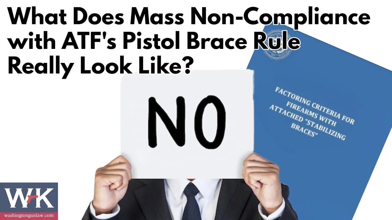 What Does Mass Non-Compliance with ATF's Pistol Brace Rule Really Look ...