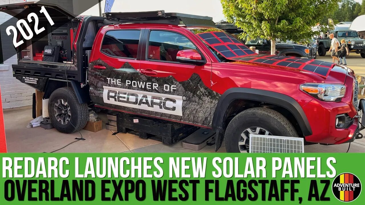 REDARC LAUNCHES NEW LINE OF SOLAR PANELS | OVERLAND EXPO WEST 2021 ...
