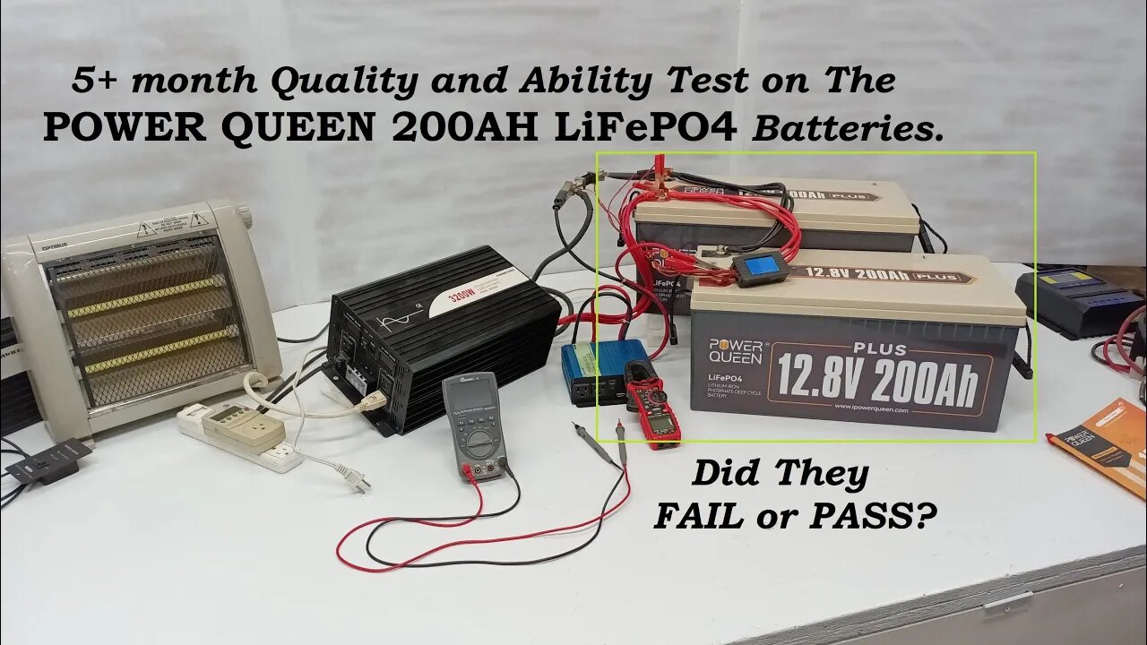 POWER QUEEN 200AH PLUS Battery Durability Review & info for people new ...