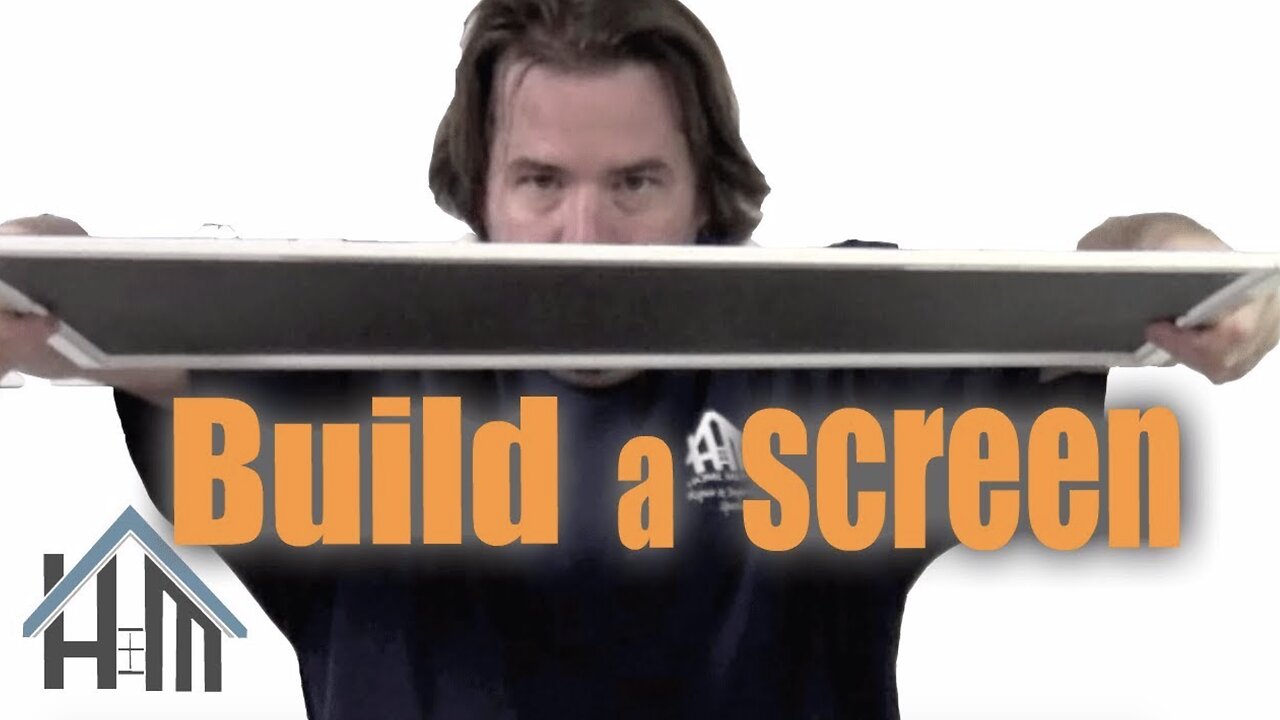 How to build a screen for a window. Make a screen. Any size! Easy! Home ...